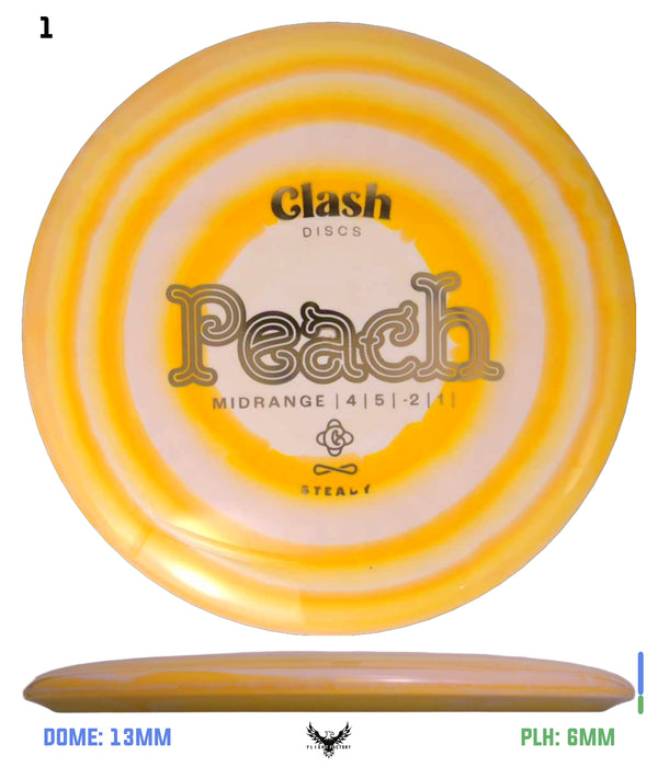 Clash Discs Steady Ring Peach - Flight Factory Discs
