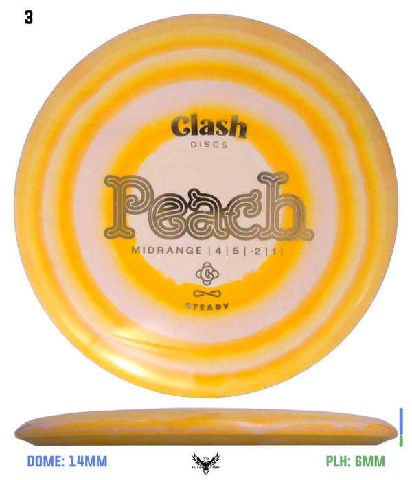 Clash Discs Steady Ring Peach - Flight Factory Discs