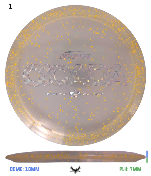 Discraft Shredded Orange Confetti CryZtal Cicada - Supreme Flight Open ...