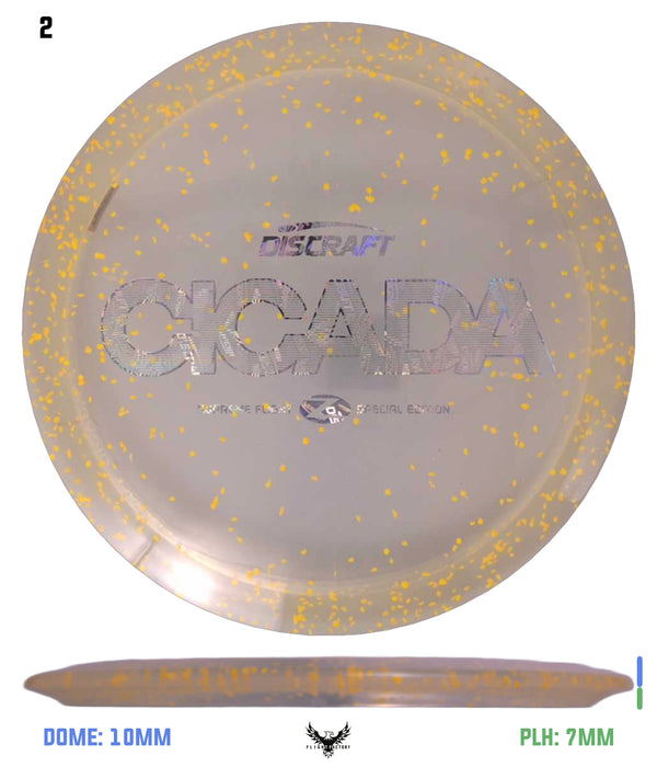 Discraft Shredded Orange Confetti CryZtal Cicada - Supreme Flight Open ...