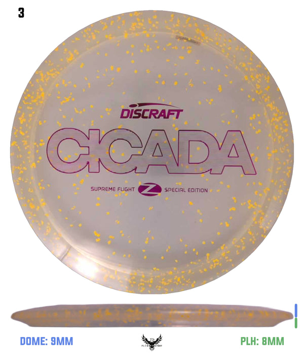 Discraft Shredded Orange Confetti CryZtal Cicada - Supreme Flight Open ...