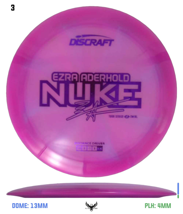 Discraft Ezra Aderhold 2025 Tour Series Z Swirl Nuke - Flight Factory Discs
